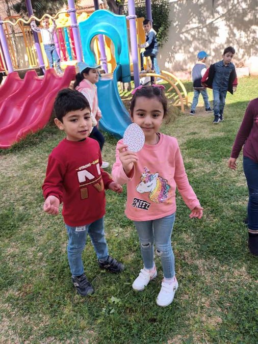 نشاط عيد الفصح – Collège Notre Dame des Sœurs Salvatoriennes – Abra.