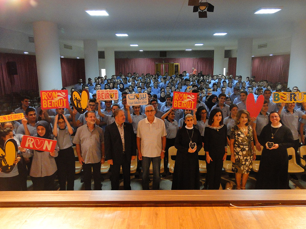 Marathon beyrouth – Collège Notre Dame des Sœurs Salvatoriennes – Abra.